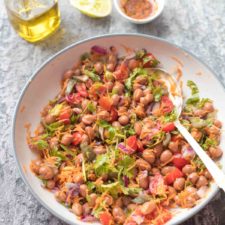 Easy Borlotti Bean Salad - Fat Rainbow