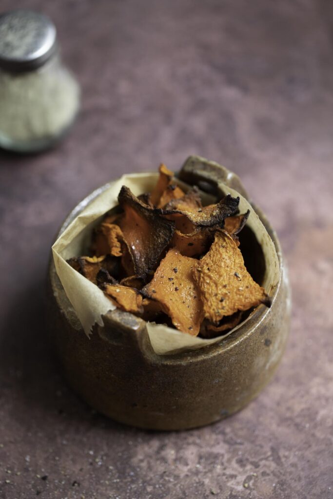 Baked Pumpkin Chips - Fat Rainbow